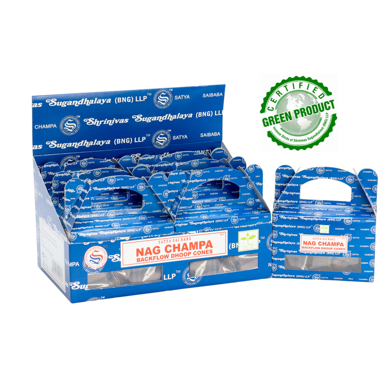 Satya Backflow Cones - Nag Champa - Canvape.com