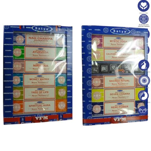 Satya - 15g Value For Money Incense Gift Box - Canvape.com