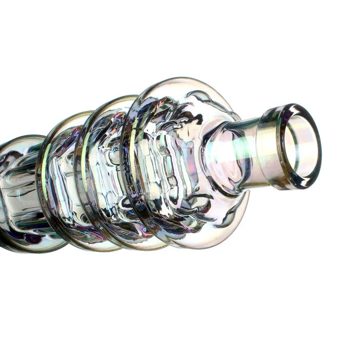 Fortune - 24" Electroplated Gatling Gun Glass Bong w/ Hardwood Stand ...