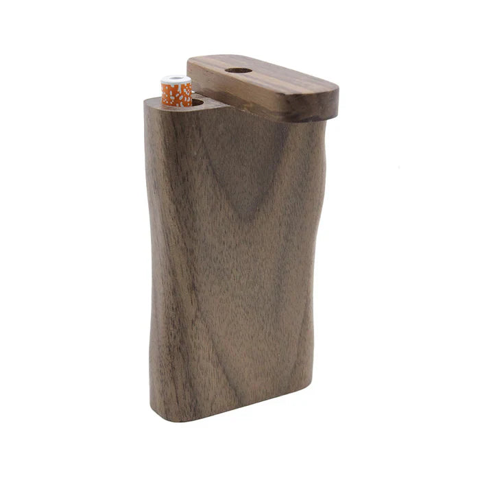 4" Wood Dugout w/ Walnut Cigarette Bat - Canvape.com