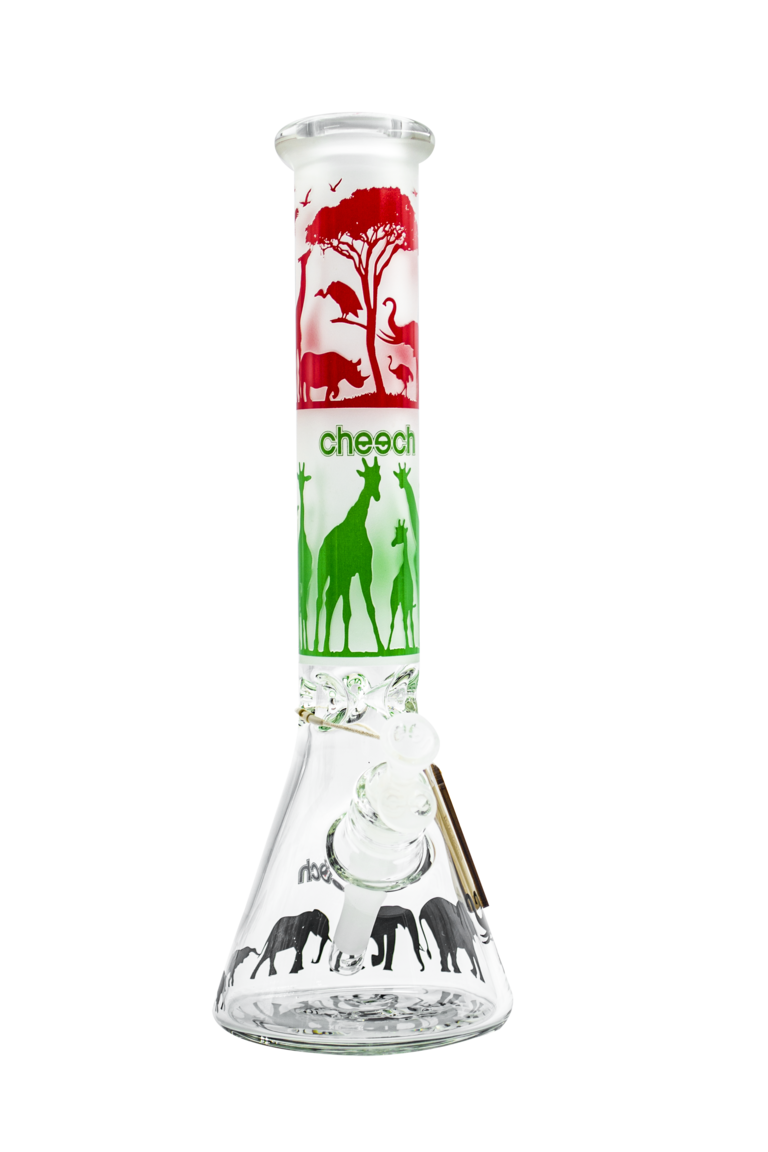 Cheech Glass 15” Safari Tube Beaker Bong | Online Vape Shop Canada