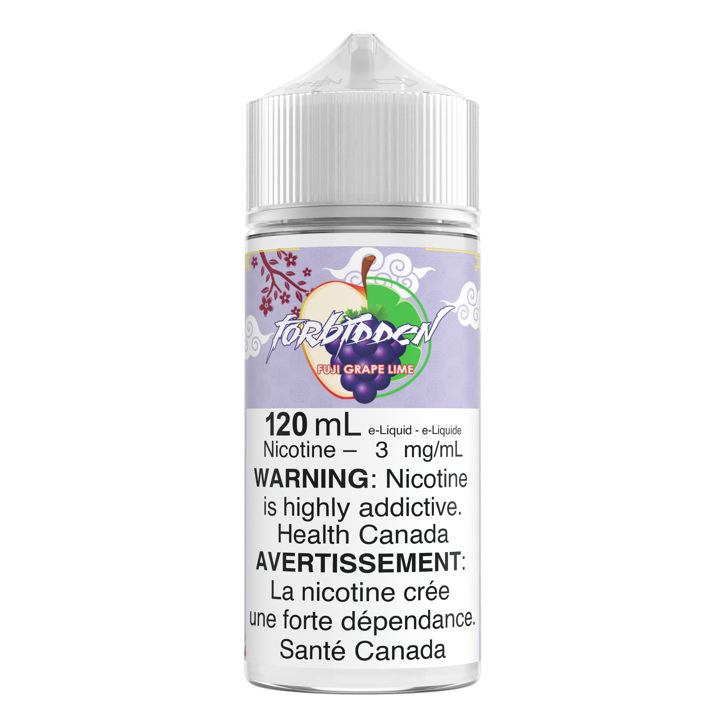 Forbidden 120mL E-liquid - Fuji Grape Lime - Canvape.com
